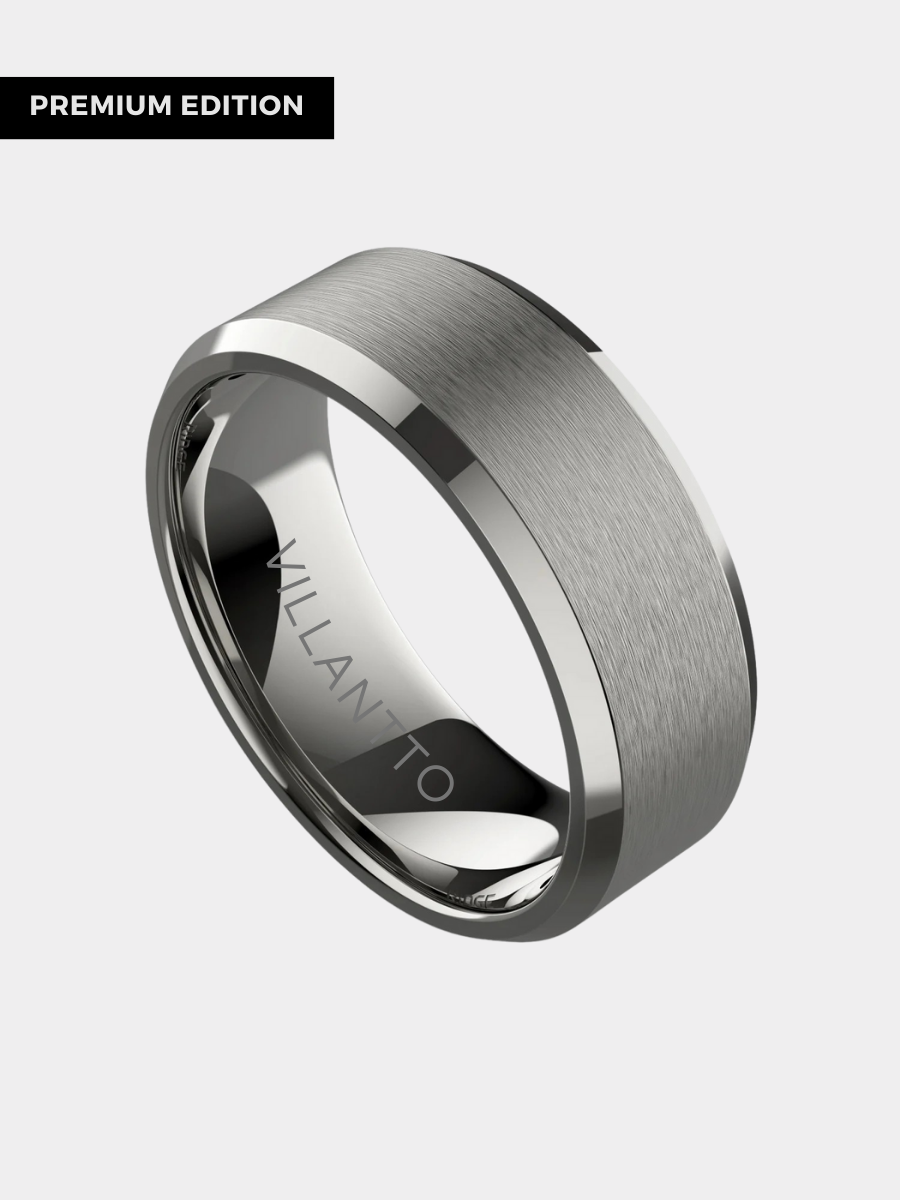 Premium Gunmetal Tungsten Ring for Men in Pakistan | Villantto